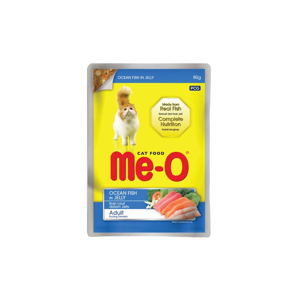 Me-O Pouch - Ocean Fish In Jelly - Perfect Companion Malaysia