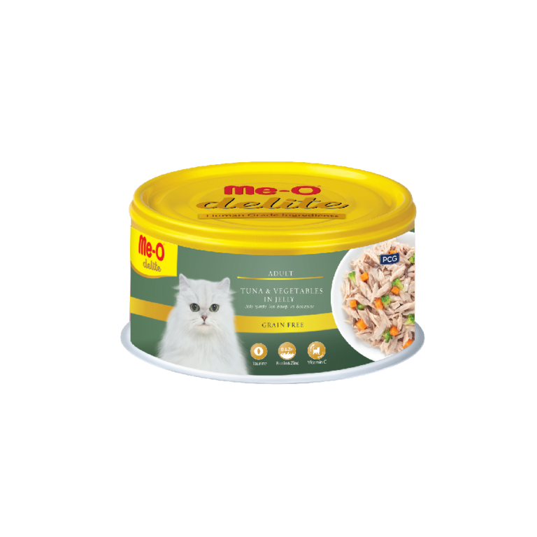 Me-O Delite - Tuna with Vegetable in Jelly - Perfect Companion Malaysia